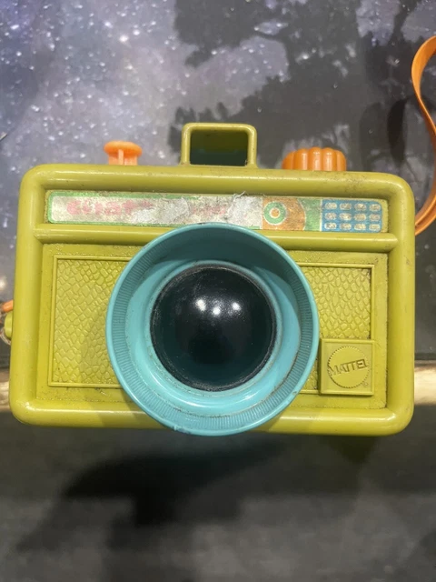 VINTAGE MATTEL CHATTER Pal Toy Camera Talking Pull String Works Great ...