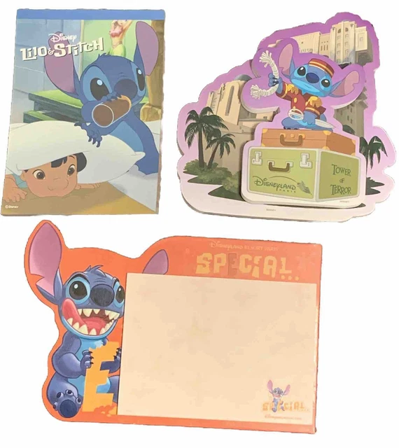 DISNEY LILO AND Stitch Notepad Post-it Note Collection x3 Disneyland ...
