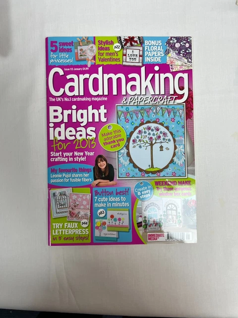 CARDMAKING AND PAPERCRAFT Magazine - Issue 113 - Crafting Card Making ...