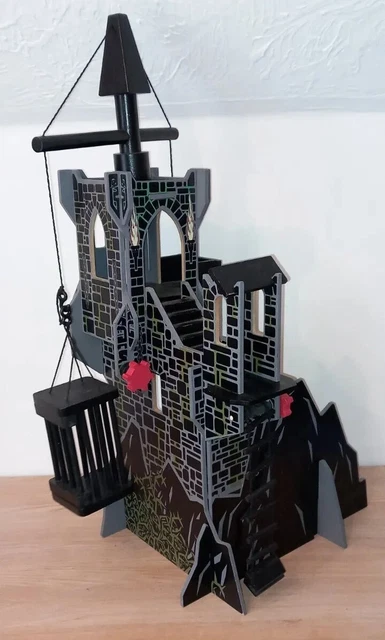 EARLY LEARNING CENTRE Dungeon Of Doom Wooden Castle Tower Knights Toy ...