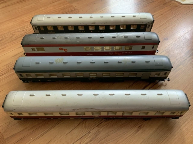 LIMA O GAUGE Passenger Coach x 4 for spares or restoration £45.00 ...