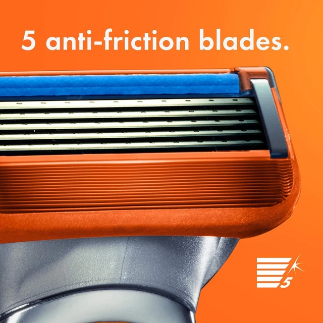 GILLETTE FUSION5 POWER Razor for Men, 1 Gillette Power Razor Handle + 1 ...
