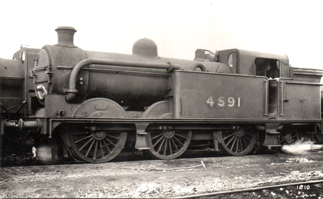 LNER CLASS N1 0-6-2T No 4591 at UNKNOWN LOCATION R/PHOTO LOCO POSTCARD ...