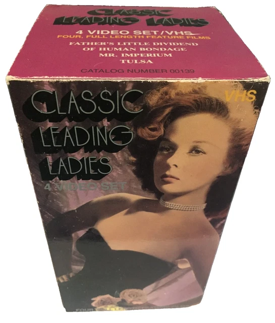 CLASSIC LEADING LADIES 4 VHS Box Tape Set - Ships Free with Tracking £8.99 - PicClick UK