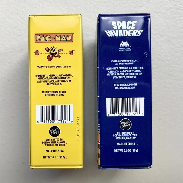 SPACE INVADERS AND Pac-Man Miniature Arcade Candy Tins $19.99 - PicClick AU