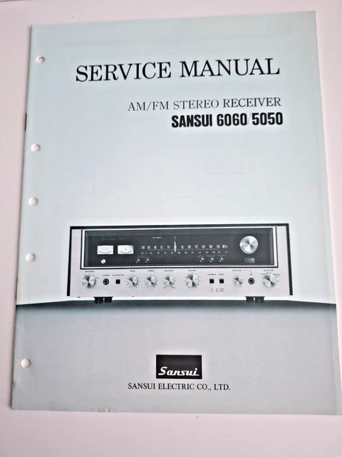 ORIGINAL SERVICE MANUAL Sansui 6060/5050 AM/FM Stereo Receiver ...