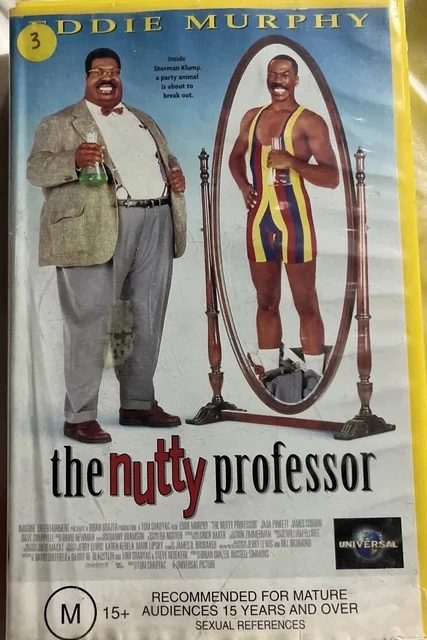 THE NUTTY PROFESSOR VHS 1996 PAL Eddie Murphy Trusted Seller! $24.00 ...