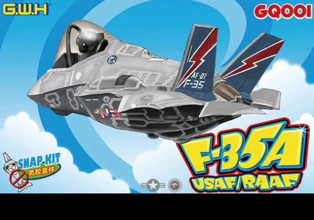 Q-VERSION CARTOON SERIES USAF/RAAF Lockheed Martin F-35A Lightning II ...