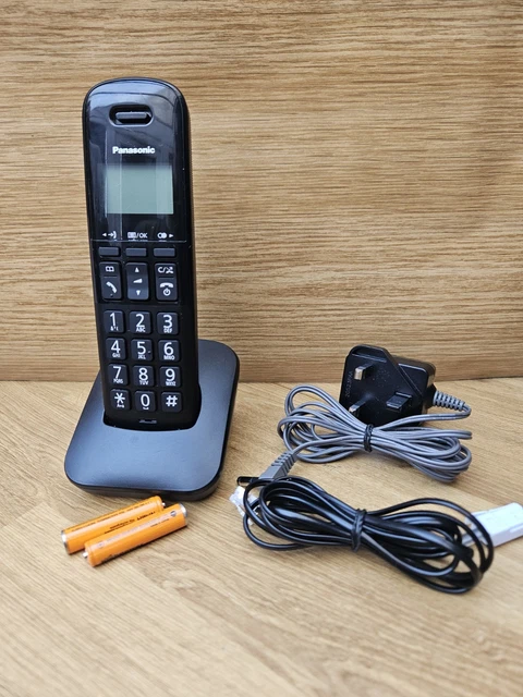 PANASONIC KX-TGB610EB BIG Button DECT Cordless Telephone with Nuisance ...