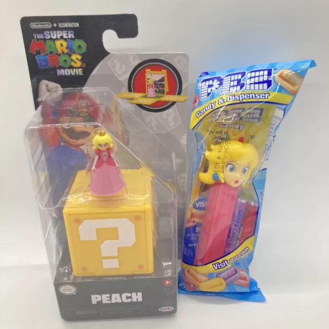 Super Mario Bros Movie Princess Peach 5 Figure 2023 Jakks Pacific New