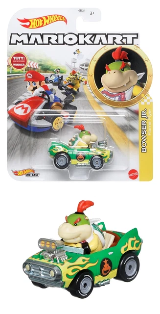 MATTEL HOT WHEELS Bowser Jr./Fire Hot Rod 3 years old 569 £26.09 ...