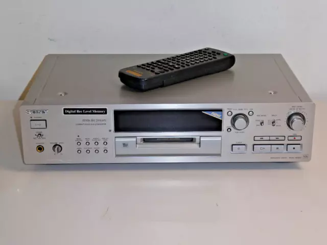 SONY MDS-JB920 HIGH-END Mini-Disc Recorder in Silber, inkl. FB, 2 Jahre ...