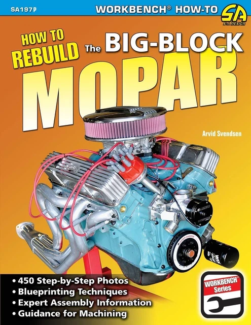 HOW TO REBUILD The Big Block Mopar Rb B 383 400 413 440 Charger ...