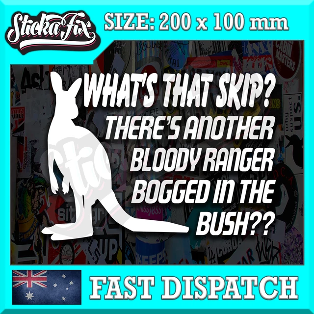 RANGER 4X4 CAR vinyl STICKER funny DECAL 4WD Van Truck JDM Ute Drift ...