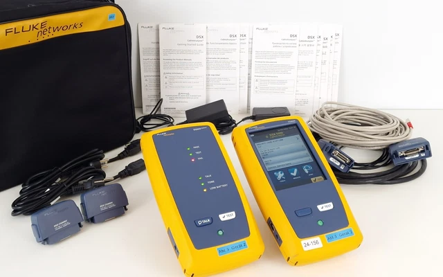 FLUKE NETWORKS DSX-5000 Cat6a LAN Cable Analyzer Cable Tester Tester ...