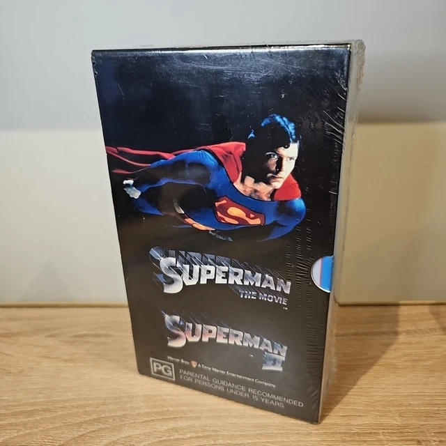 SUPERMAN VHS BOXSET NEW SEALED Gene Hackman Christopher Reeve RARE $160 ...