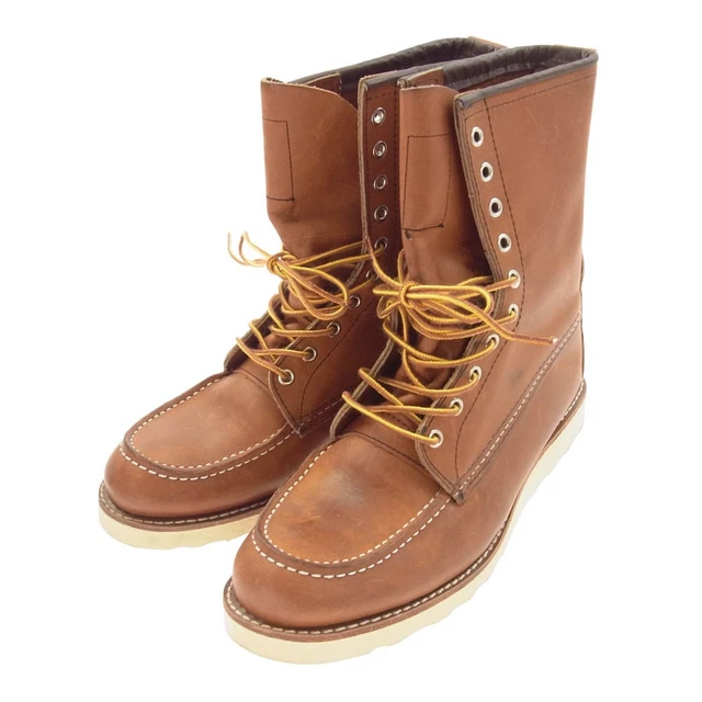 RED WING 877 Classic Moc 8Inch Work Boot Mock Toe Boots r12_0706 £344. ...