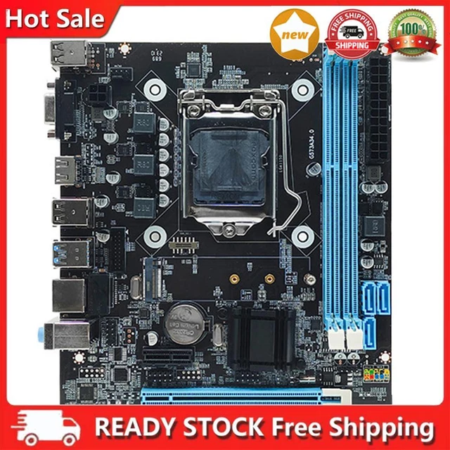 H81 DESKTOP COMPUTER Mainboard VGA+HDMI-Compatible+RJ45 Port Micro-ATX ...