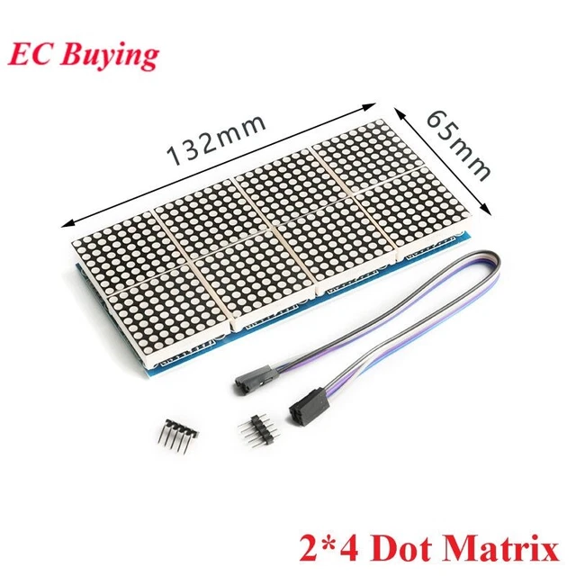MAX7219 8*8 DOT Matrix LED Display Module Microcontroller Control For ...