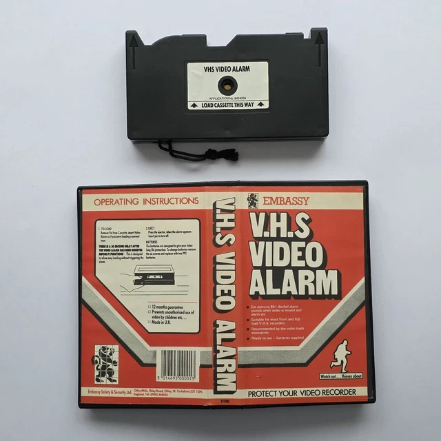 VHS VIDEO ALARM - Pre-Cert Interest £21.50 - PicClick UK