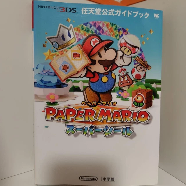 NINTENDO 3DS PAPER Mario Super Sticker Official Guidebook, Used £40.13 ...