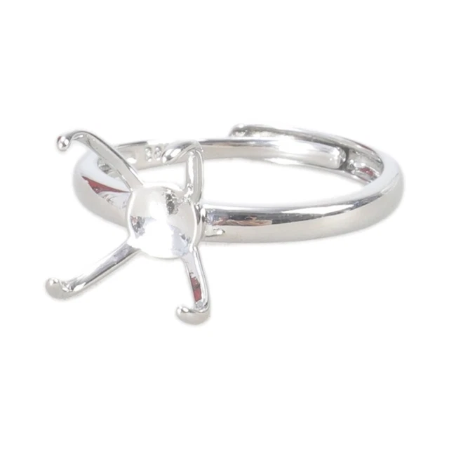 MEN WOMEN CLAW Rings Base Bracket Tray Setting DIY Jewelry Making ...