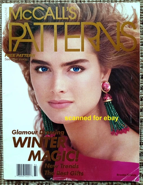 WINTER 1988/89 MCCALL’S Patterns BROOKE SHIELDS William Garrett GAIL O ...