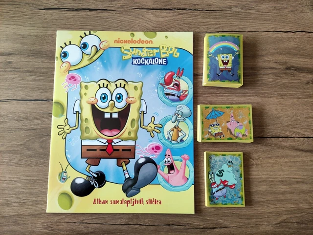 PANINI SPONGEBOB SQUAREPANTS empty album + complete stickers set ...