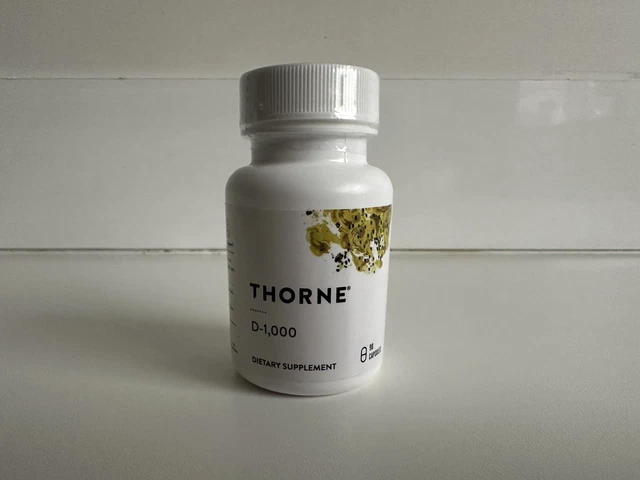 THORNE VITAMIN D3 Supplement 1,000 IU for Healthy Bones, Testosterone ...