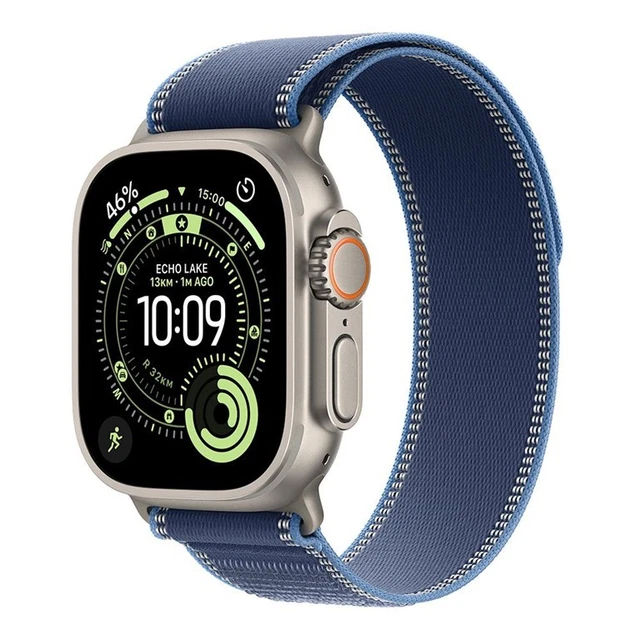 APPLE WATCH ULTRA 3 GPS + Cellular 49mm Natural Titanium Case with Blue ...