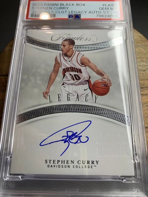 STEPHEN STEPH CURRY Psa 10 Rookie/Rc Collage Autograph Auto Flawless ...