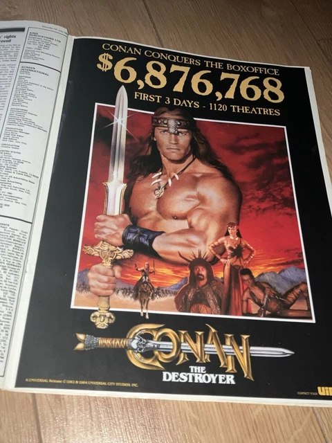 1984 TV-AM. CONAN the destroyer Arnold Schwarzenegger, Jim Henson ...