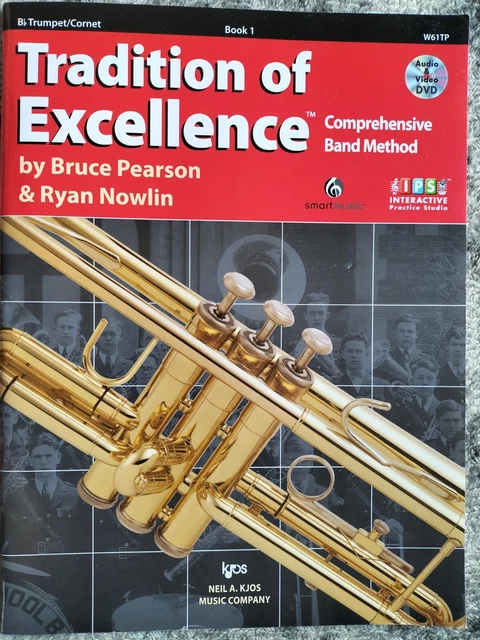 TRADITION OF EXCELLENCE Book 1 Bb Trumpet Cornet Sheet Music Band ...