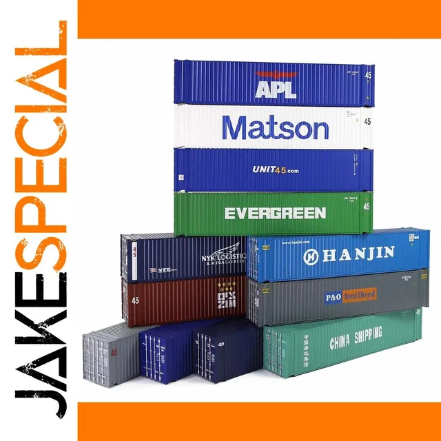 HO SCALE 45FT Model Shipping Container C8745 EUR 34,99 - PicClick FR