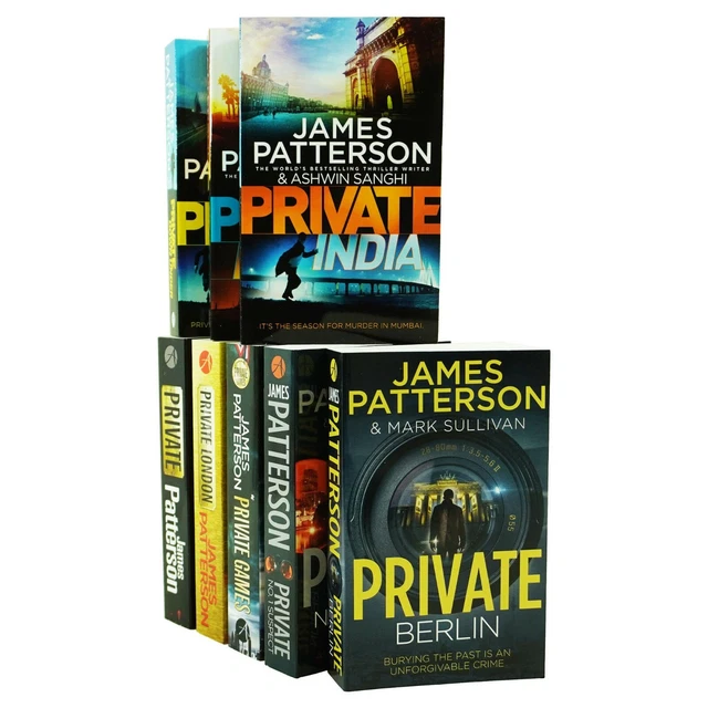 JAMES PATTERSON PRIVATE Series 1-8 Books Collection Set - Young Adult ...