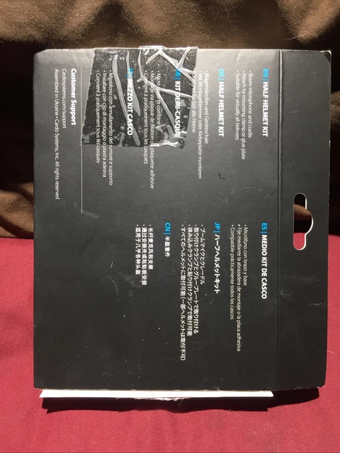 CARDO HALF HELMET Cradle Packtalk Line Boom Mic Kit $54.00 - PicClick CA