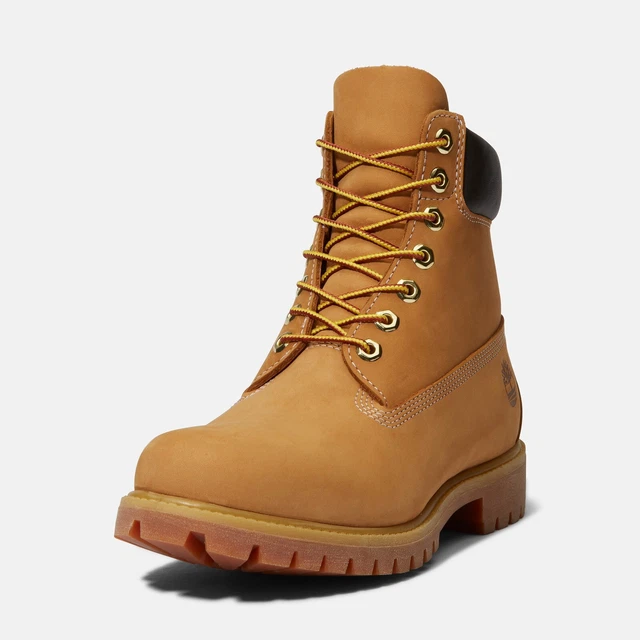 TIMBERLAND MEN'S 6 Inch Premium Waterproof Boots Wheat Nubuck Men’s ...