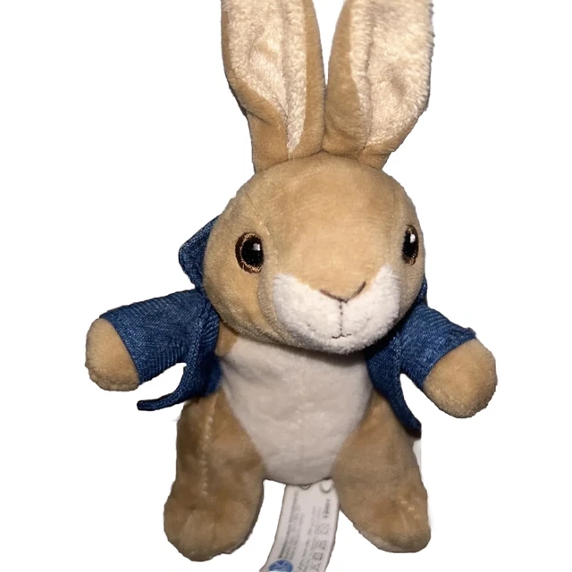 PETER RABBIT SOFT Toy Plush Bunny Beatrix Potter 7” With Key ring Hook ...