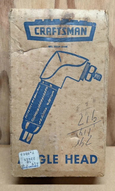 VINTAGE CRAFTSMAN DRILL Angle Head $30.00 - PicClick CA