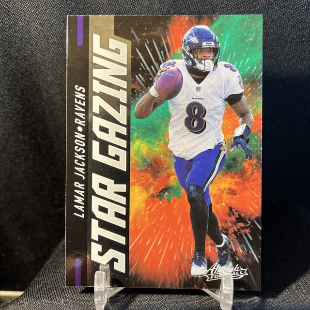 2021 PANINI ABSOLUTE Football Lamar Jackson Baltimore Ravens Star ...