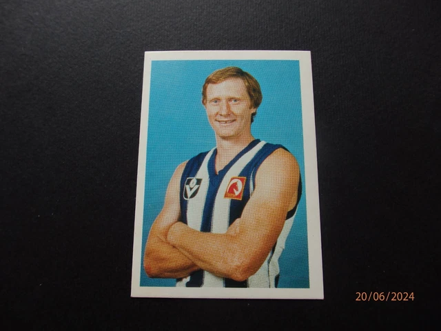 KEITH GREIG - Nth Melbourne - 1981 Kellogg's Australian Football Greats ...