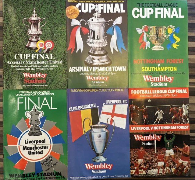 WEMBLEY CUP FINALS 1970s £16.15 - PicClick UK