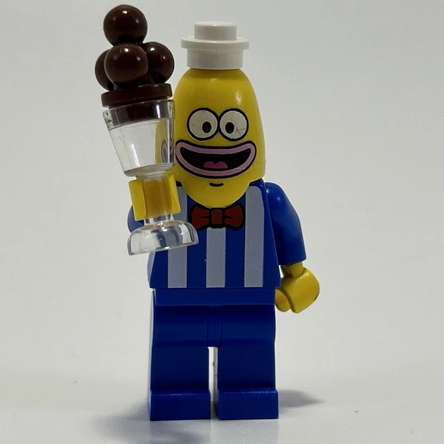 LEGO SPONGEBOB SANDY Cheeks & Ice Cream Vendor Minifigure Lot~Glove ...