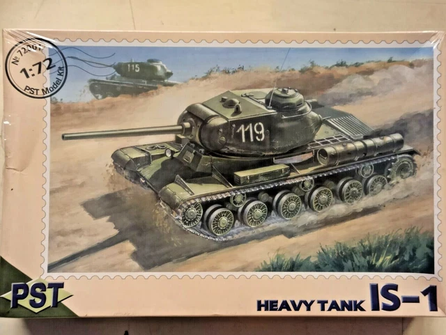 RUSSIAN WWII HEAVY Tank IS 1 Plastic Model Kit 1/72 PST N°72019 EUR 15 ...
