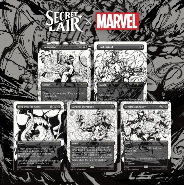 MTG SECRET LAIR X Marvel Spider-Man: Venom Unleashed (inchiostri) non ...