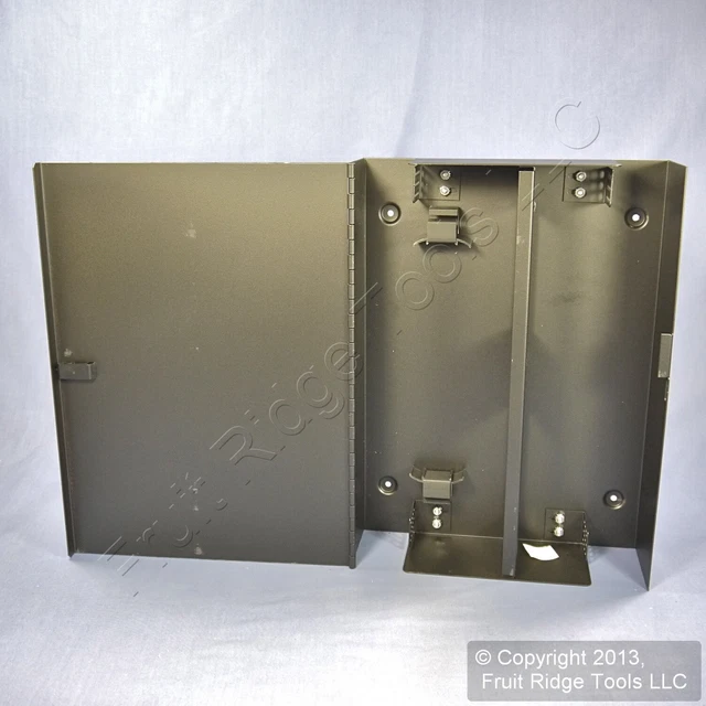 SIGNAMAX BLACK FIBER Optic 4-Module Wall Mount Enclosure w/ Access Door ...