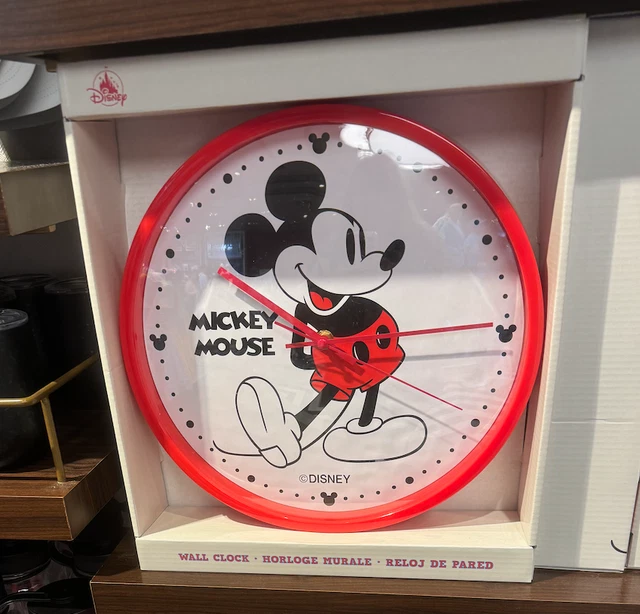 DISNEY PARKS CLASSIC Mickey Mouse Wall Clock NEW $69.90 - PicClick