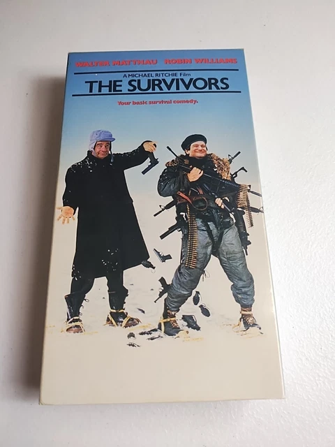 THE SURVIVORS VHS Movie Walter Matthau Robin Williams Rare Vintage ...