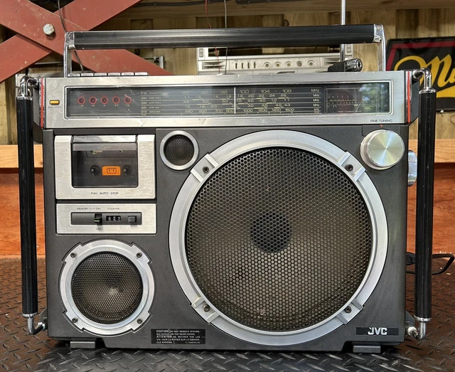 VINTAGE JVC RV550 Boombox Ghetto Blaster Radio Cassette Serviced And ...