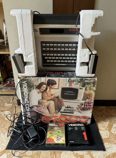 PHILIPS VIDEOPAC G7000 Console Computer Freedom Fighters Formula Race ...